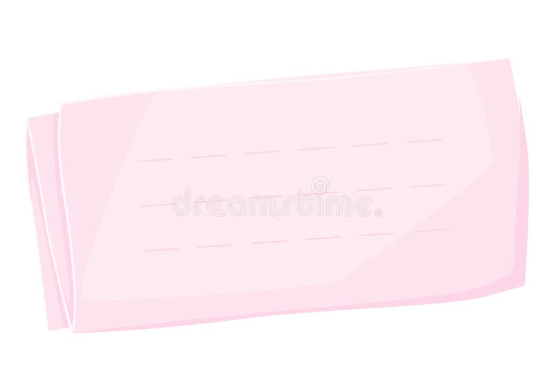 Illustration of Folded Paper. Office Supply, Accessory for School and ...