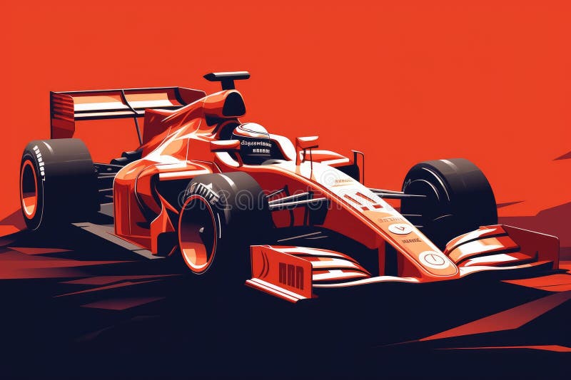F1 Car Cartoon Illustration Stock Illustrations – 99 F1 Car Cartoon ...