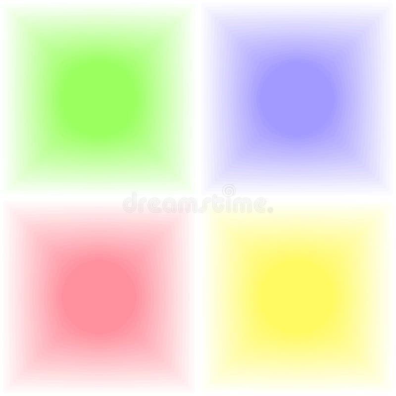 Illustration, Four Color Blurred Rainbow Background, Wallpaper, Square ...