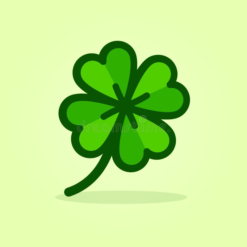 Vector Four Leaf Clover Design Stock Vector - Illustration of icon ...
