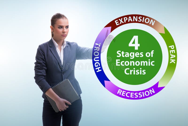 Illustration of Four Stages of Crisis Stock Image - Image of ... Illustration of Four Stages of Crisis Stock Image - Image of ...