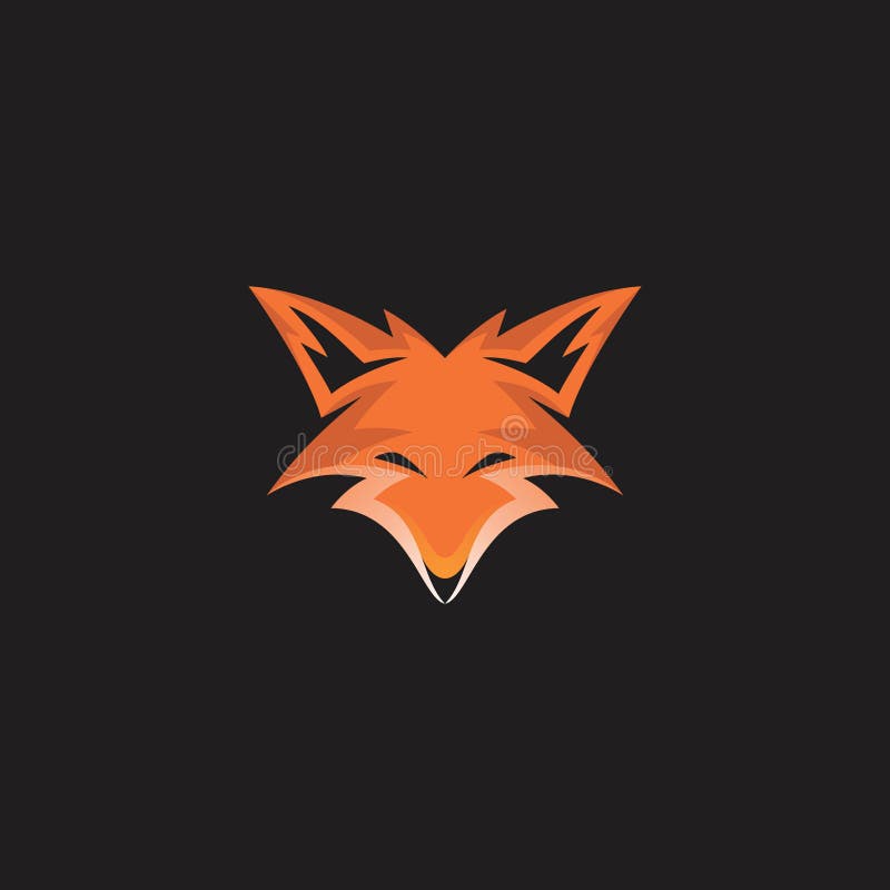 Illustration Fox Vector. Fox Logo Simple Stock Vector - Illustration of ...