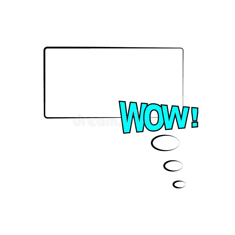 Illustration. Frame Template in Comic Pop Art Style Isolated on White ...
