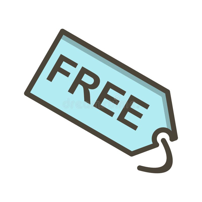 Illustration Free Tag Icon for Personal and Commercial Use. Stock ...