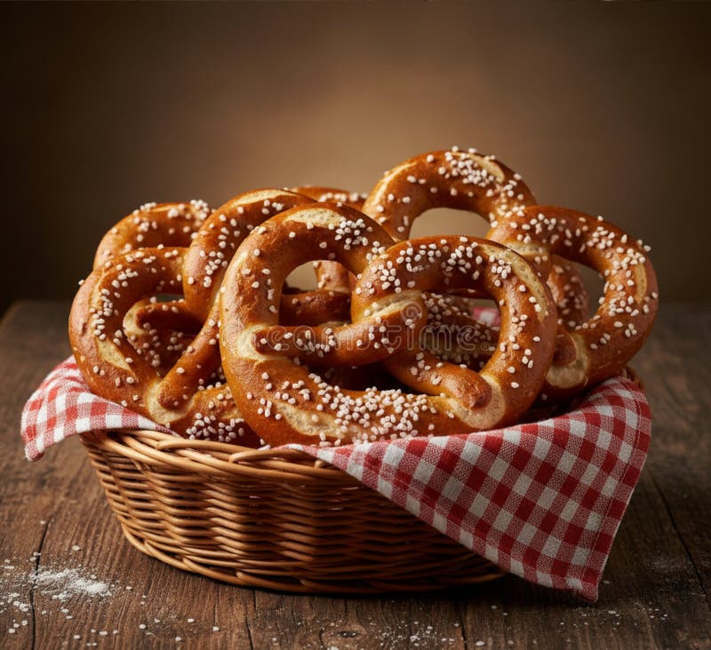 Baked German Pretzels Stock Illustrations – 1,412 Baked German Pretzels ...