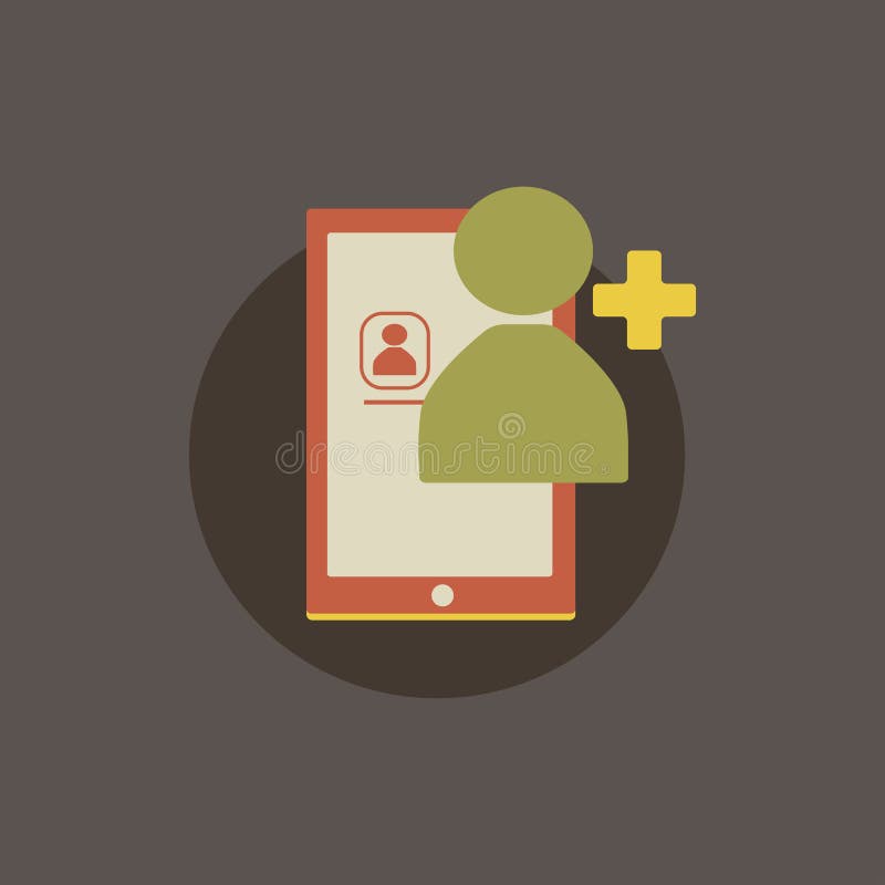 Friend Request Icon, New Follower Notification, Social Media Symbols ...