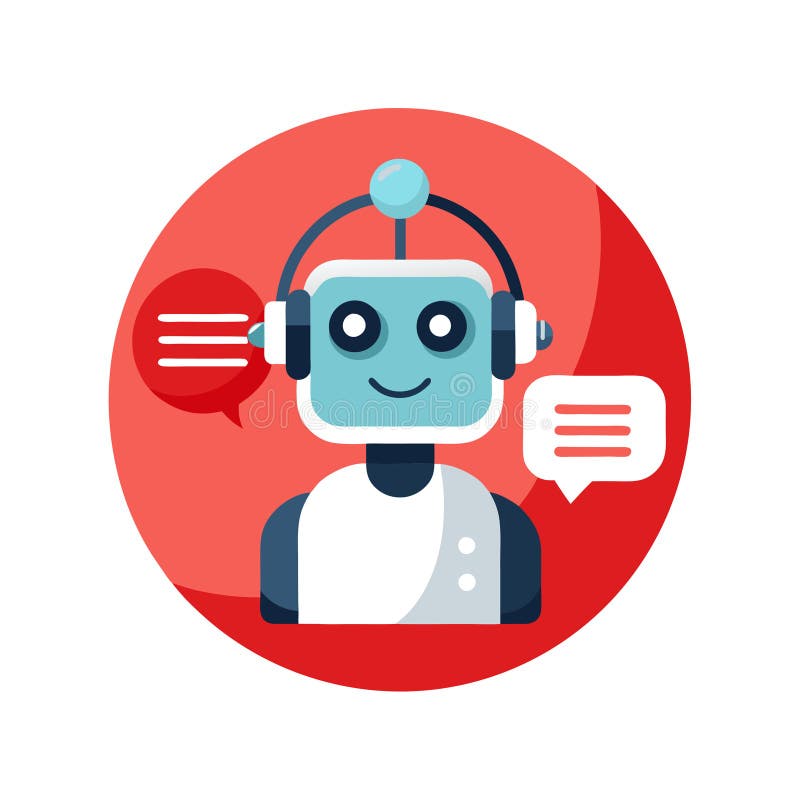 Friendly Robot Chatbot for Customer Service and Online Support ...