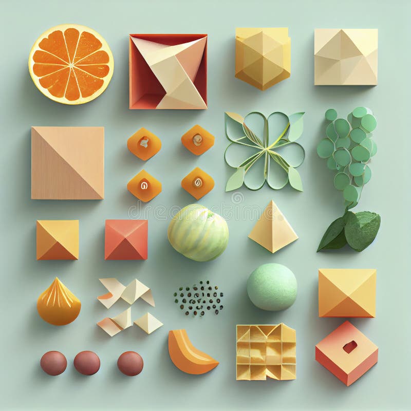 Illustration of Fruits, Generative AI Stock Illustration - Illustration ...