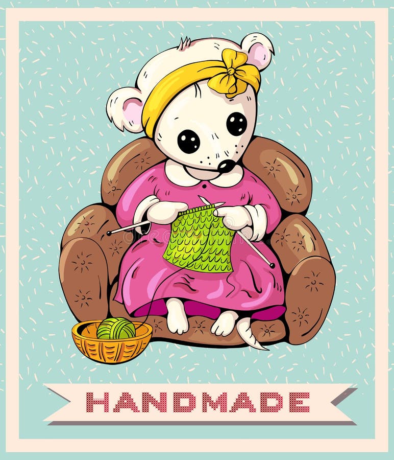 Illustration of Funny Cartoon Mousy Stock Vector - Illustration of ...