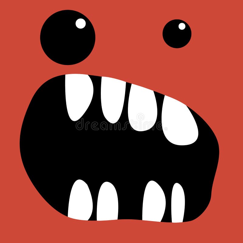 Illustration Funny Jelly Love Oval Monsters Stock Illustration ...