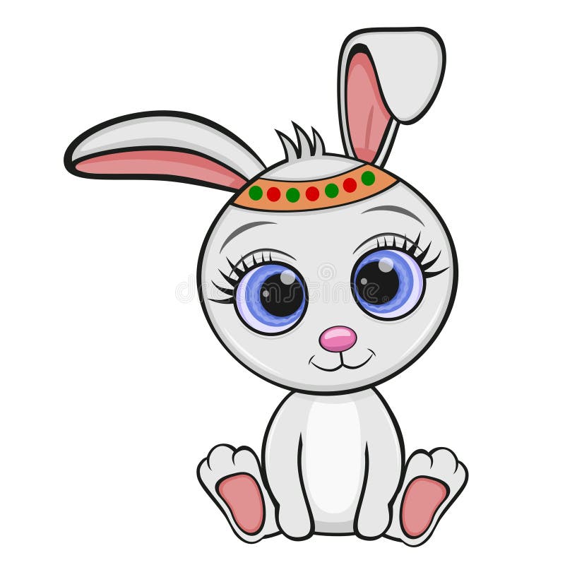 Illustration of a Funny Rabbit Stock Illustration - Illustration of ...
