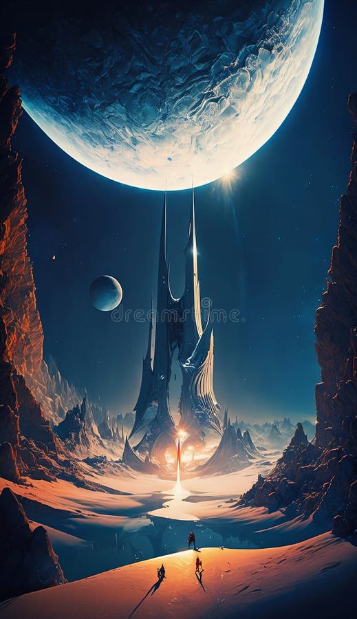 Illustration of Future World Stock Illustration - Illustration of ...