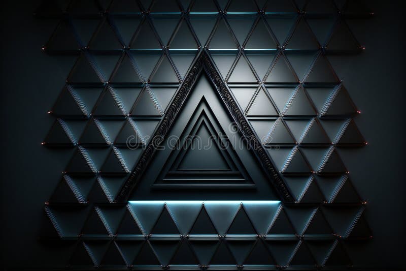 Futuristic High Tech Dark with a Triangular, Abstract, Backgrounds ...
