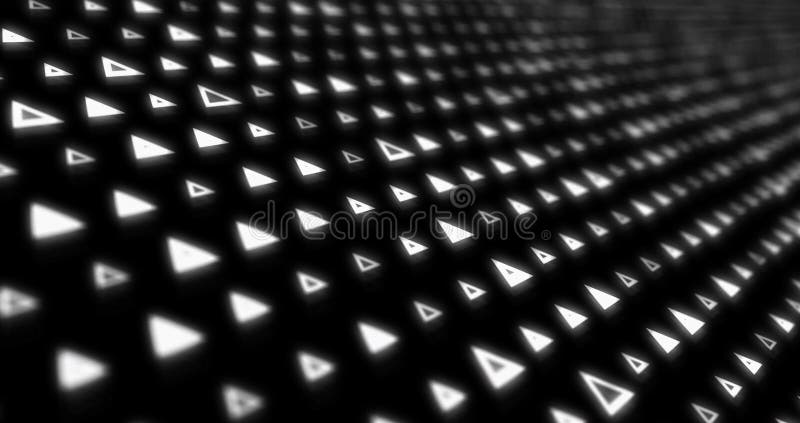 Futuristic Pattern of Small White Triangles in Repetitive Dynamic ...