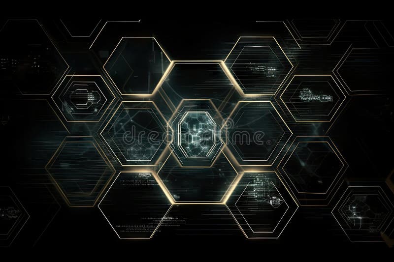 Illustration Futuristic Technology Gaming Background Stock Illustration ...