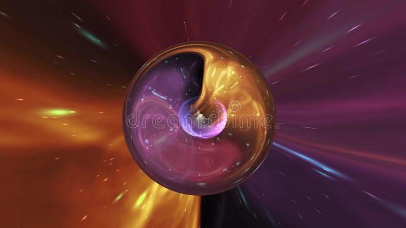 Illustration of the Galaxy Ball Abstract Background Stock Illustration ...