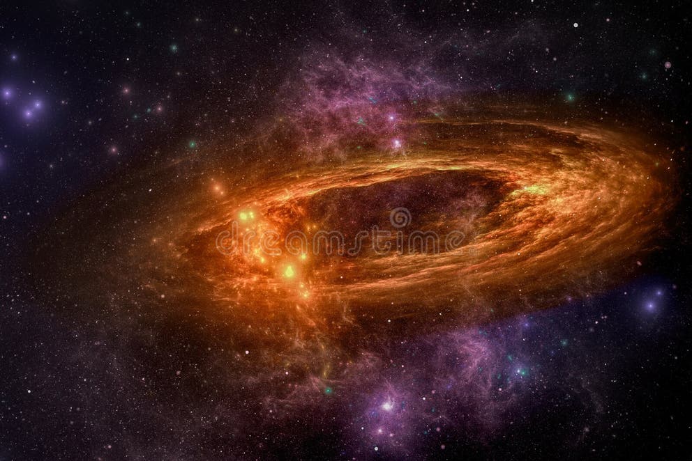 Illustration of Galaxy Explosion Space Stock Illustration ...