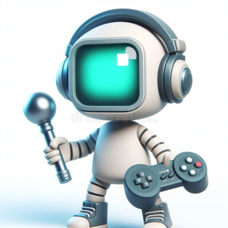 Illustration of a Game Character for Computer Games Stock Illustration ...