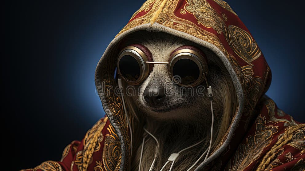 Sloth Hop stock illustration. Illustration of anatomy - 289060565