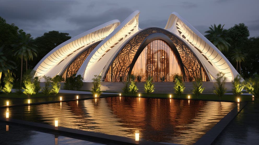 Ethereal Raindrop Haven stock illustration. Illustration of urban ...