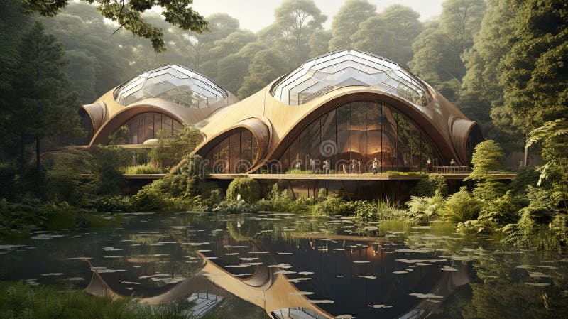 Ethereal Raindrop Haven stock illustration. Illustration of fluid ...