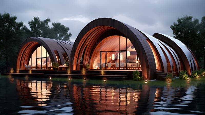 Ethereal Raindrop Haven stock illustration. Illustration of organic ...