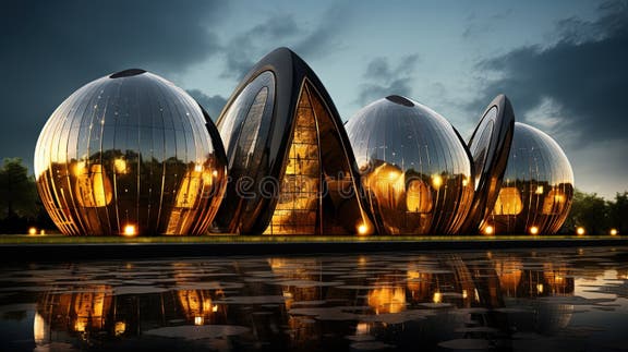 Ethereal Raindrop Haven stock illustration. Illustration of perfect ...