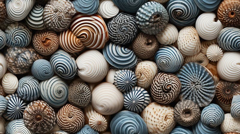 Spiral Seashell Illusion stock illustration. Illustration of illusory ...