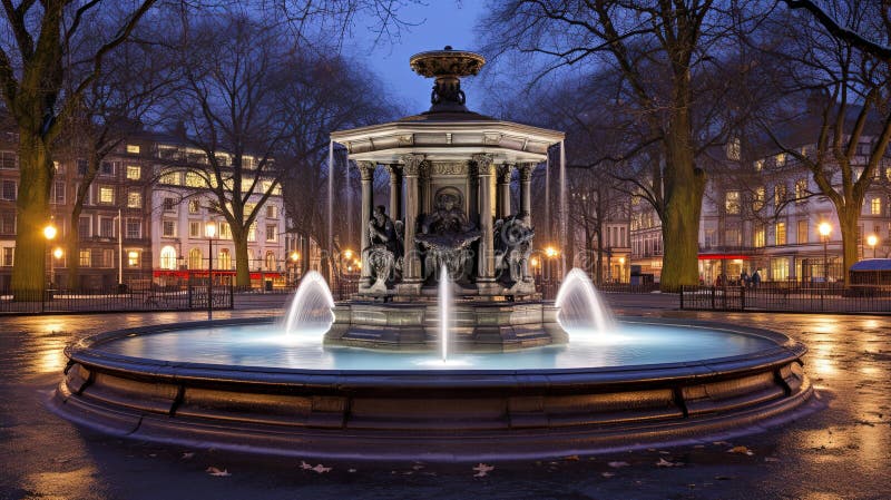 Enchanting London Christmas at 1850 Stock Illustration - Illustration ...