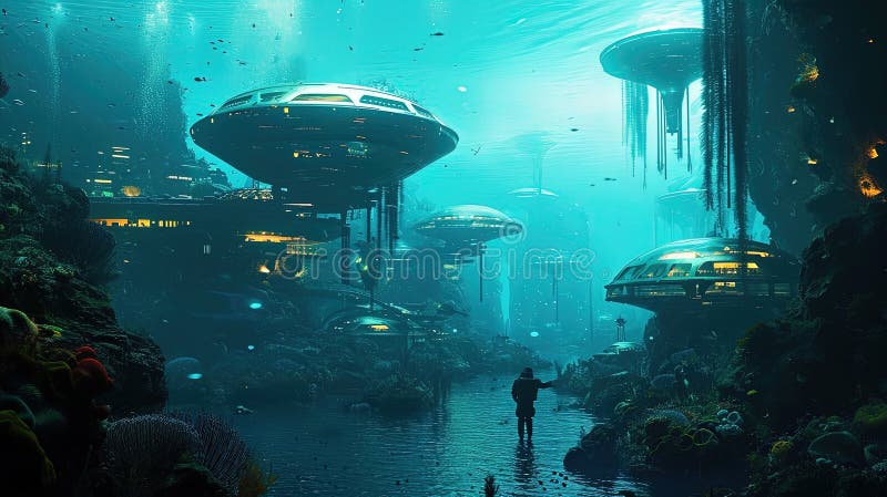 Underwater Dreams stock illustration. Illustration of egypt - 302176264