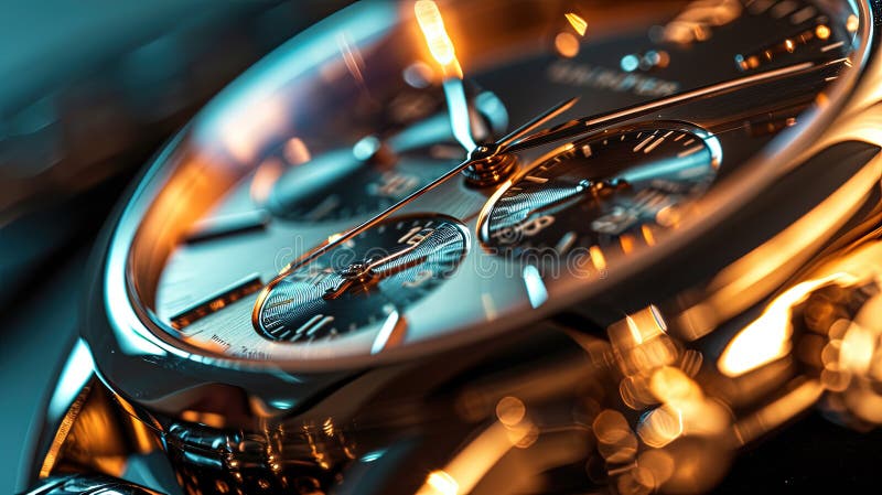 Reflections of Time stock illustration. Illustration of light - 302253251