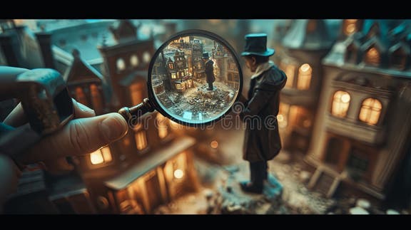 Miniature Mystery stock illustration. Illustration of holmes - 304605207