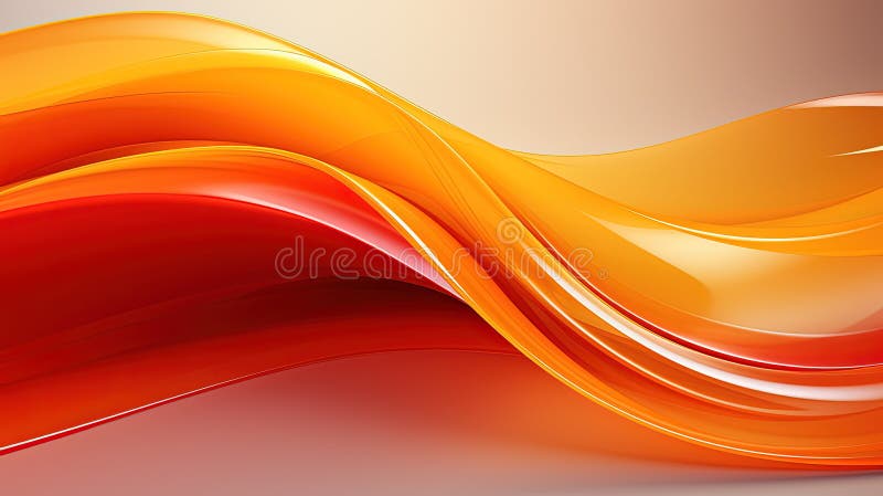 Amber Glow Lines on Black stock illustration. Illustration of ...