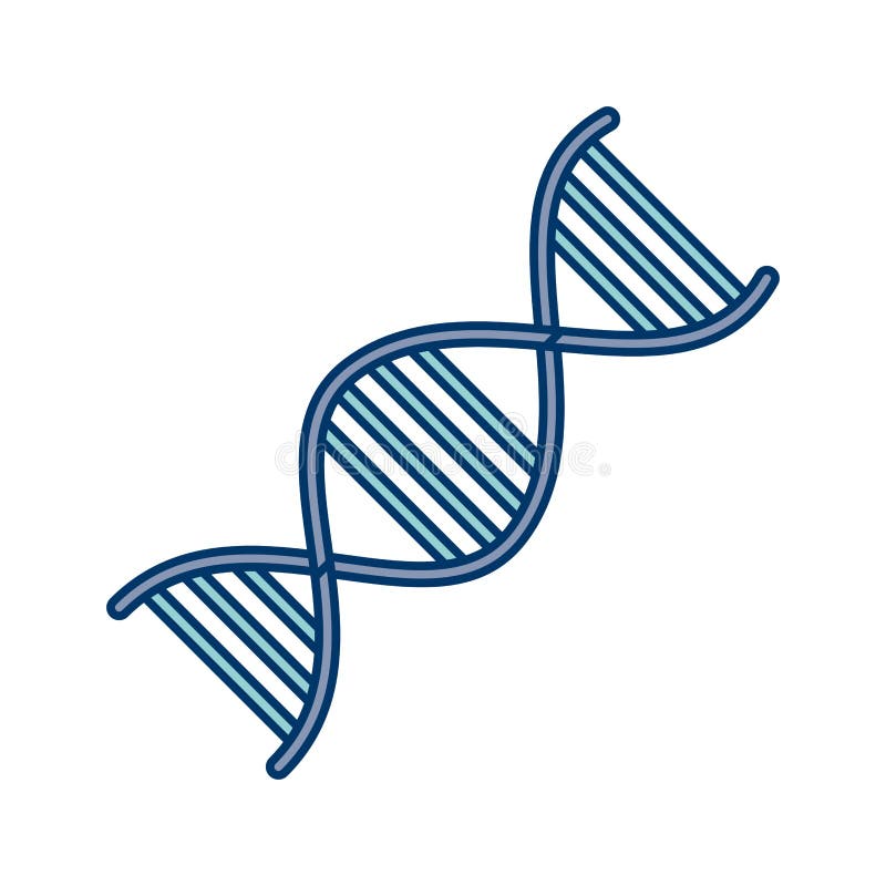 Illustration Genetics Icon for Personal and Commercial Use. Stock ...