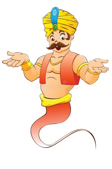Muscular Genie Stock Illustrations – 347 Muscular Genie Stock ...