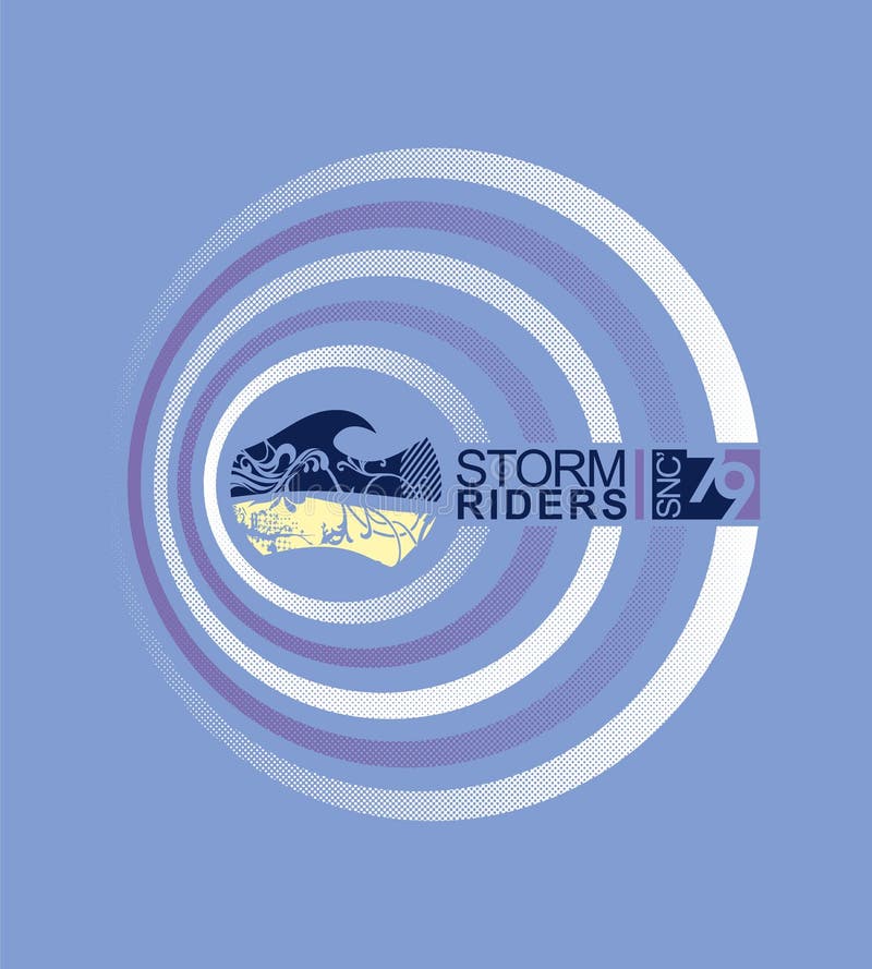 Storm riders stock vector. Illustration of face, text - 192310466