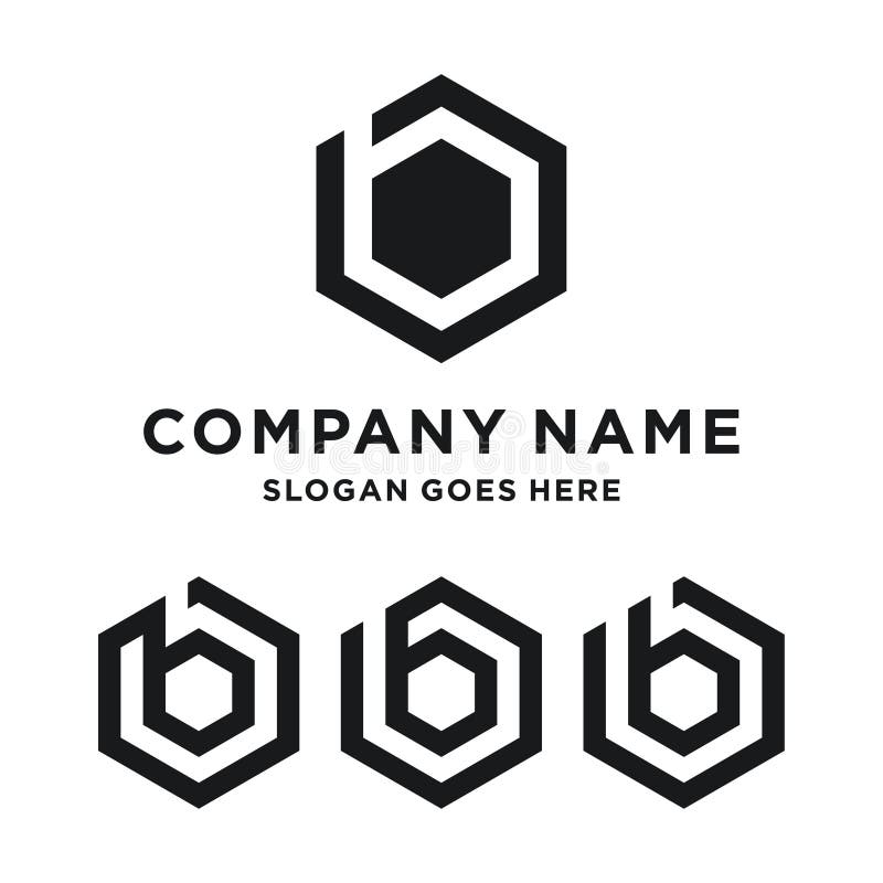Illustration of Geometric Letter B Logo Template Design Vector in ...