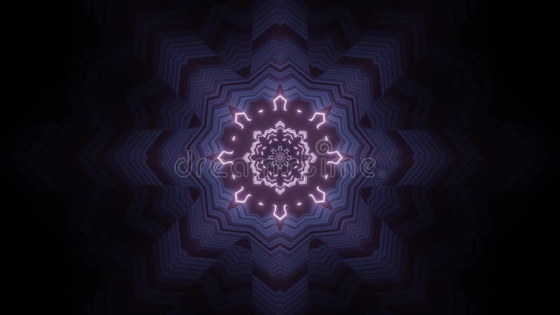 Illustration of Geometric Shapes of Black and White Glowing Lights with ...