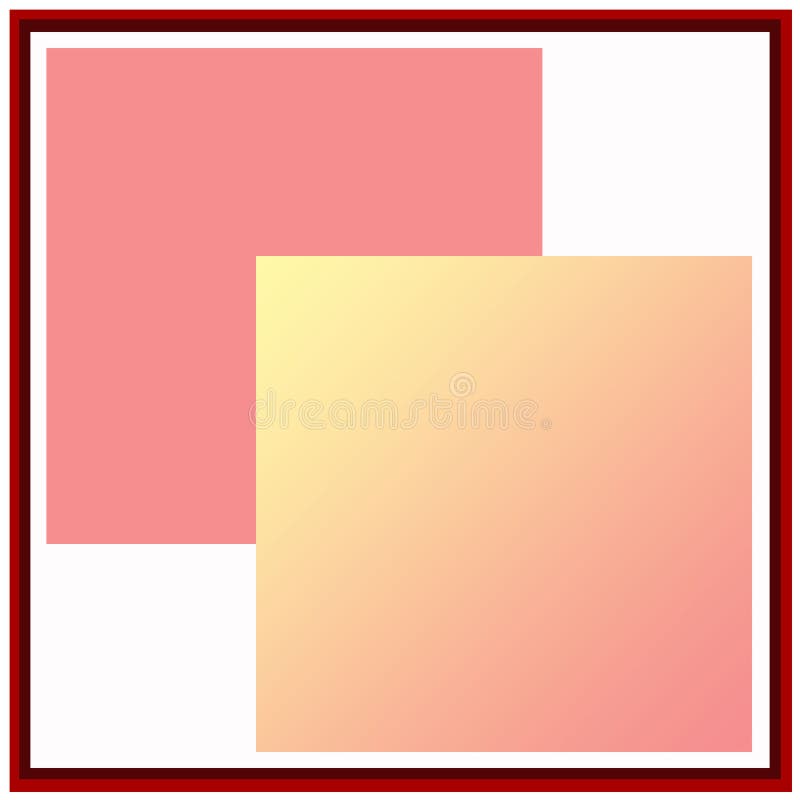 Illustration with Geometric Shapes. Squares . Abstraction. Stock ...