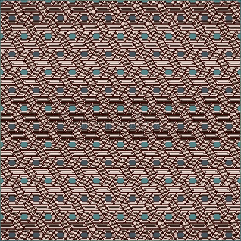 Illustration Geometry Pattern Repeated Wallpaper Stock Photo - Image of ...