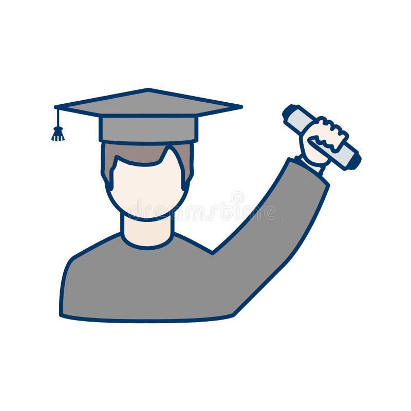 Illustration Getting Degree Icon for Personal and Commercial Use. Stock ...