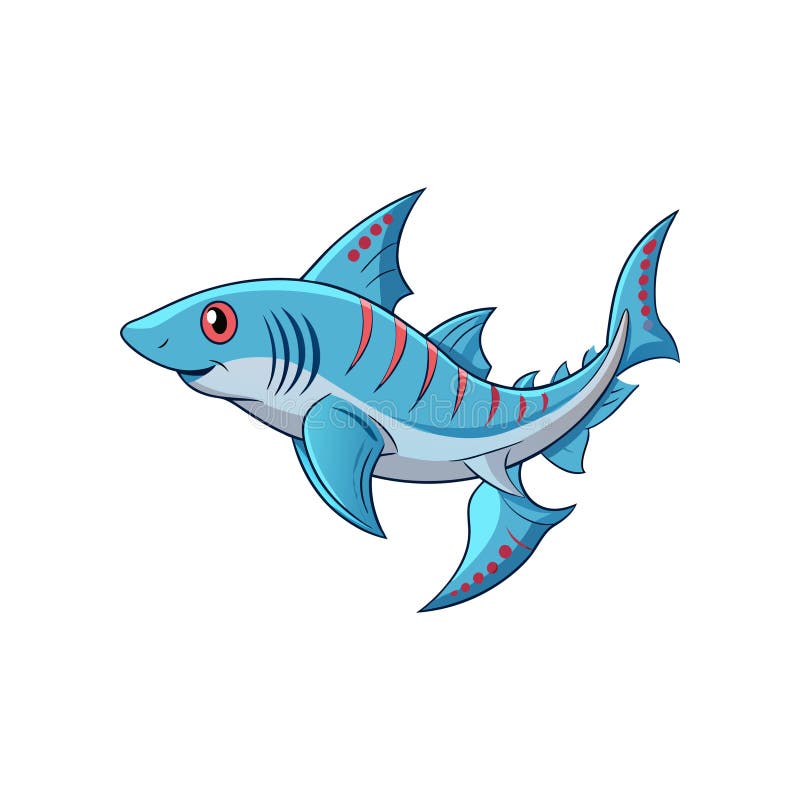 Illustration of Ghost Shark in Dynamic Underwater Scene Stock ...