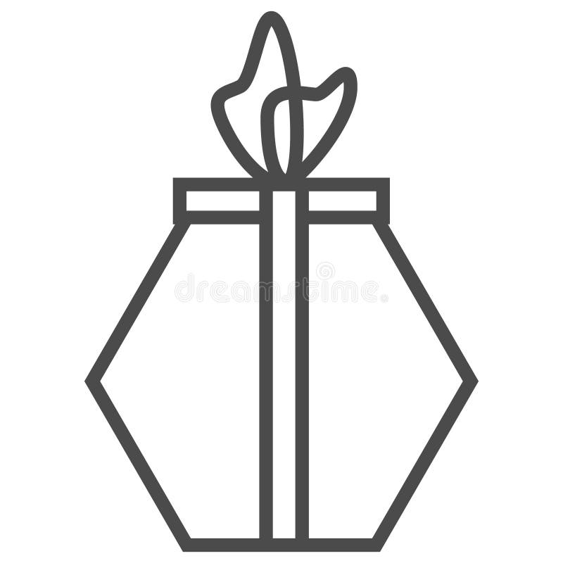 Illustration of Gift Icon on White Background L Stock Vector ...