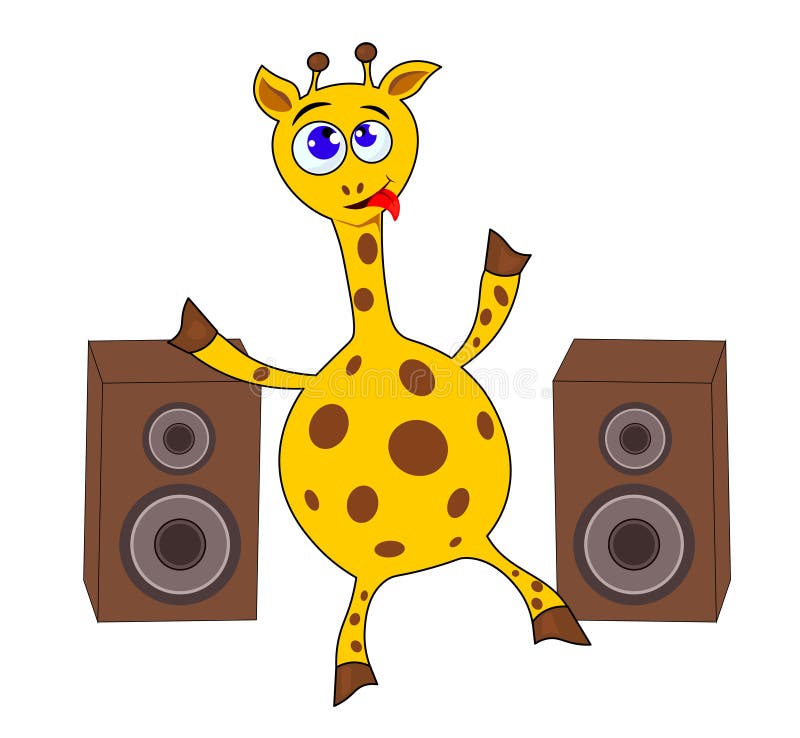 Dancing Giraffe Stock Illustrations – 174 Dancing Giraffe Stock ...