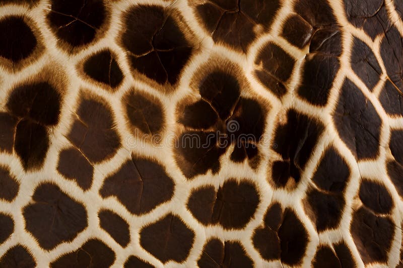 Giraffe Leather Texture, Showcasing Unique Patterns and Skin Details ...