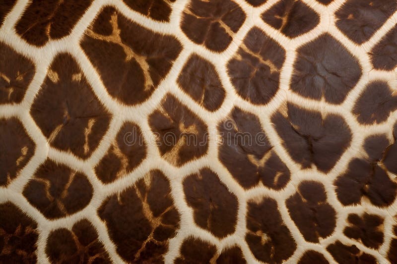 Giraffe Leather Texture, Showcasing Unique Patterns and Skin Details ...