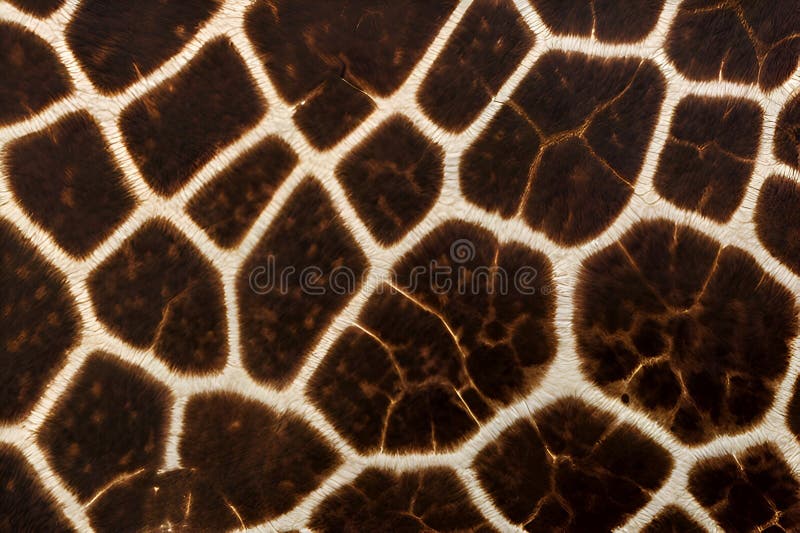 Giraffe Leather Texture, Showcasing Unique Patterns and Skin Details ...