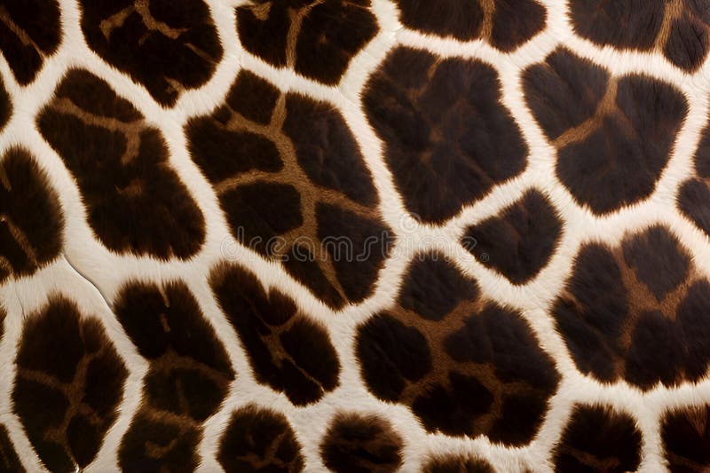 Giraffe Leather Texture, Showcasing Unique Patterns and Skin Details ...
