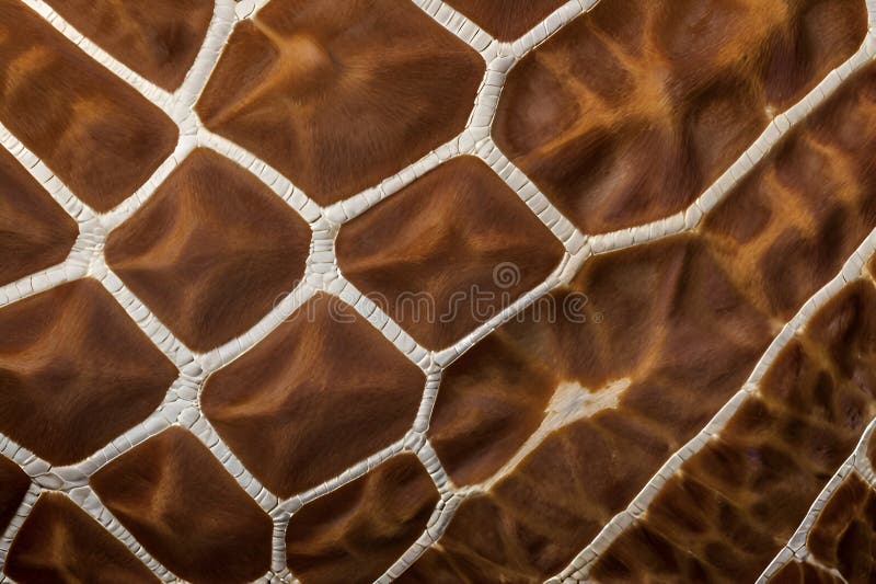 Giraffe Leather Texture, Showcasing Unique Patterns and Skin Details ...