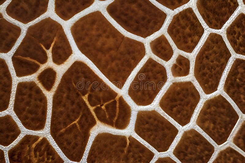 Giraffe Leather Texture, Showcasing Unique Patterns and Skin Details ...